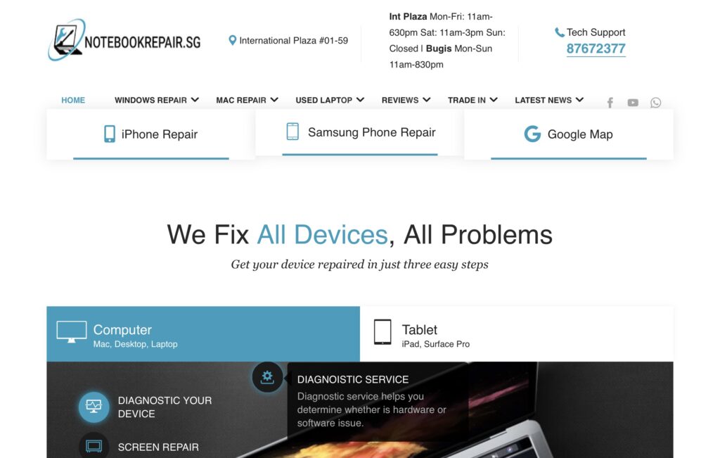 Our Top 14 Laptop Repair Shops in Singapore [2026 ]